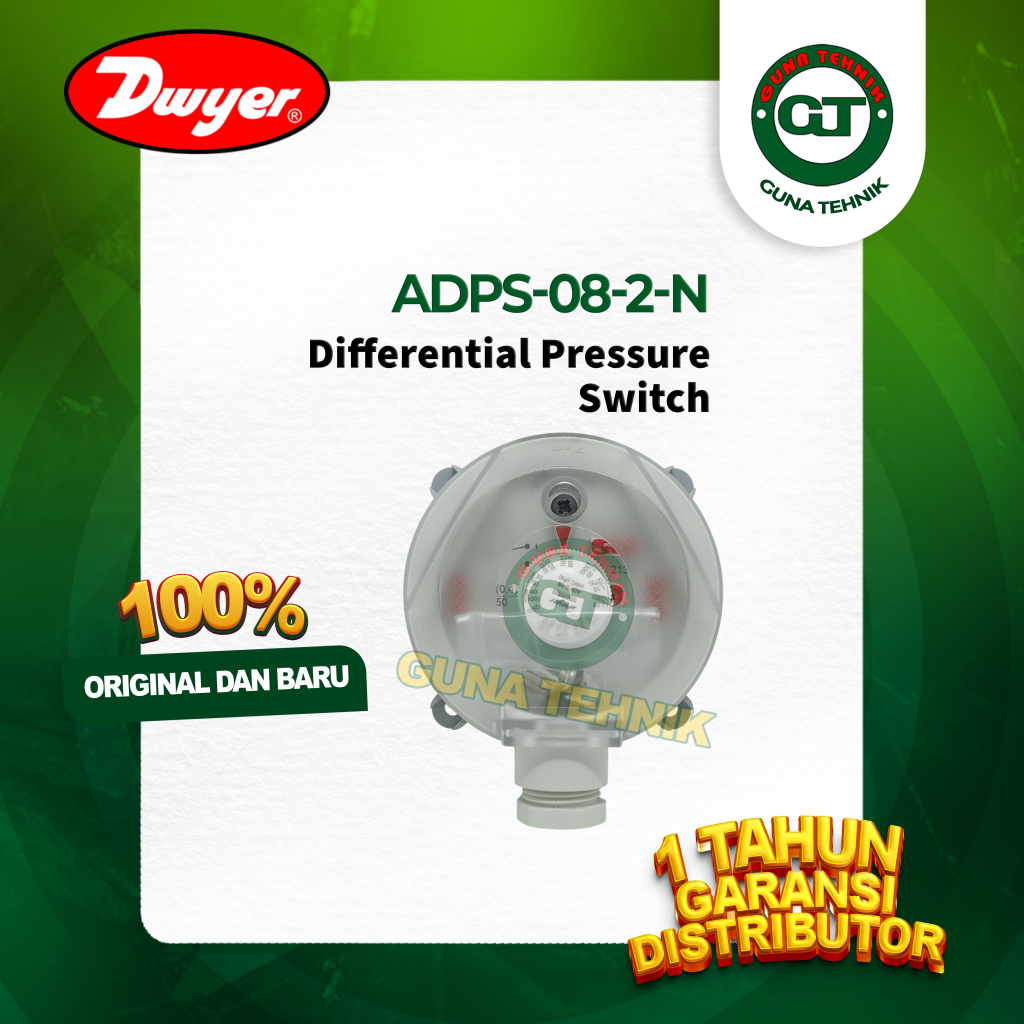 Dwyer ADPS-08-2-N Differential Pressure Switch - Guna Tehnik