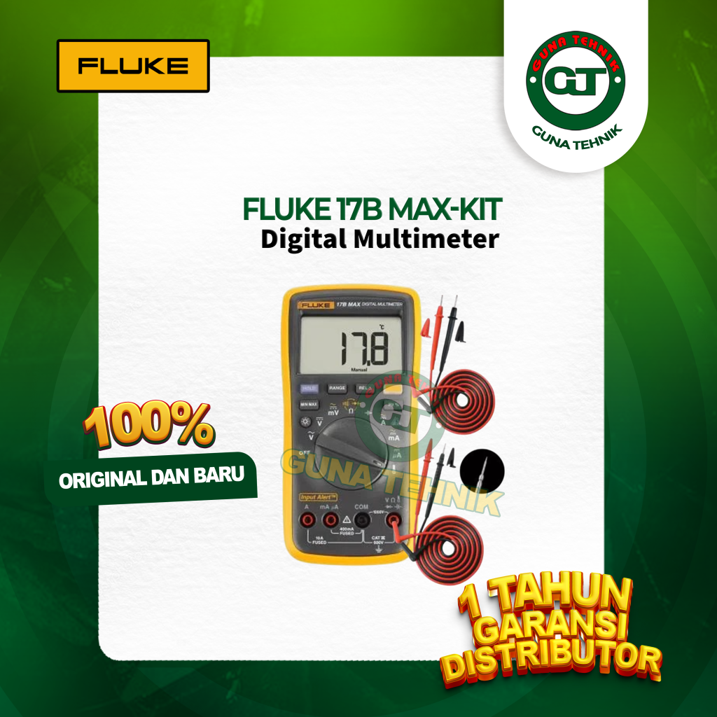 FLUKE 17B MAX KIT Digital Multimeter - Guna Tehnik