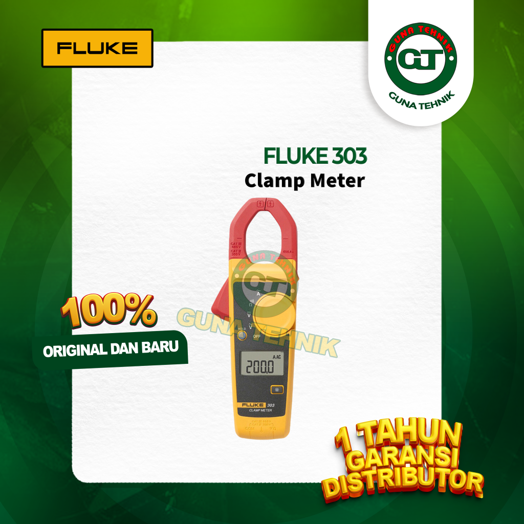 Fluke 303 Clamp Meter Digital - Guna Tehnik