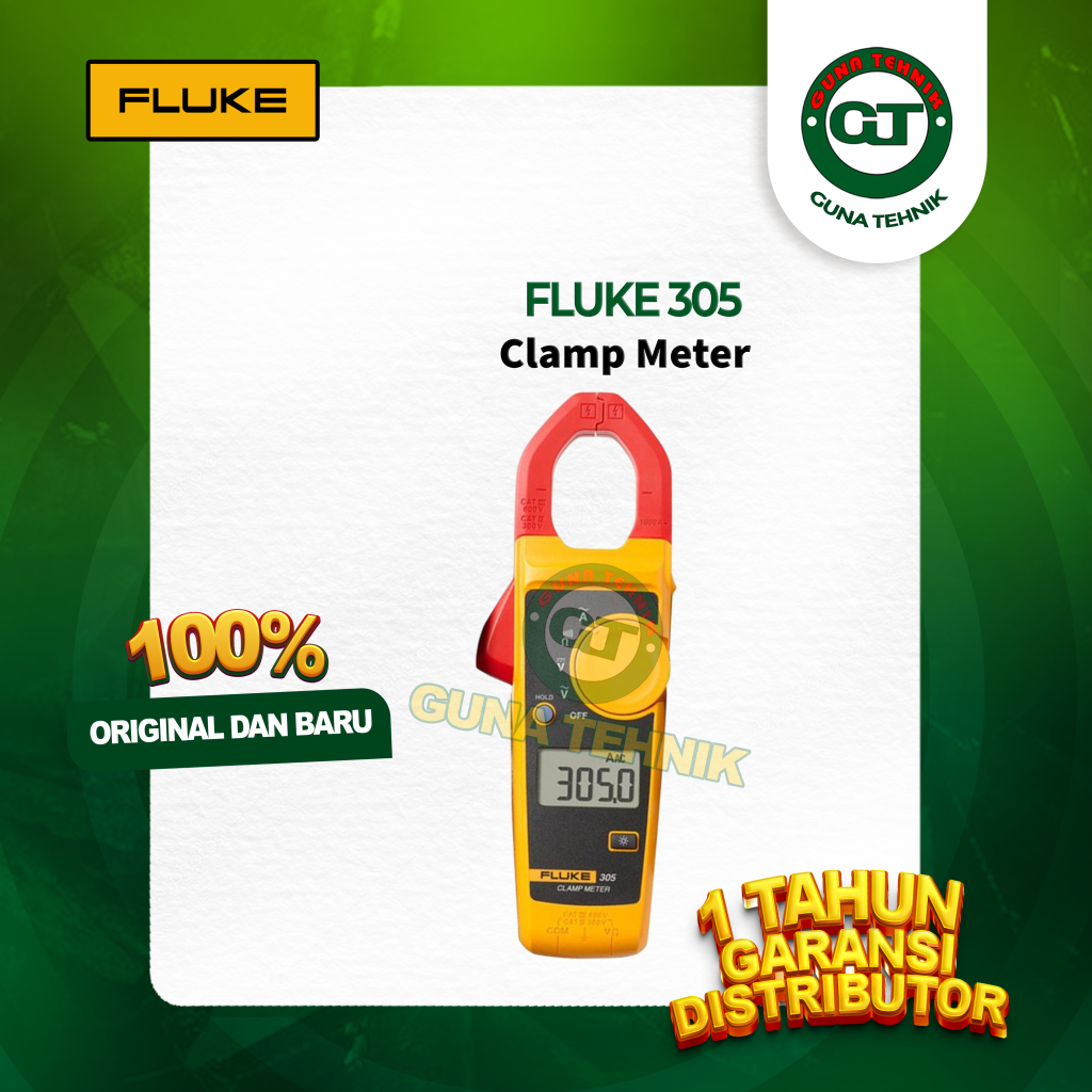 Fluke 305 Clamp Meter Digital - Guna Tehnik