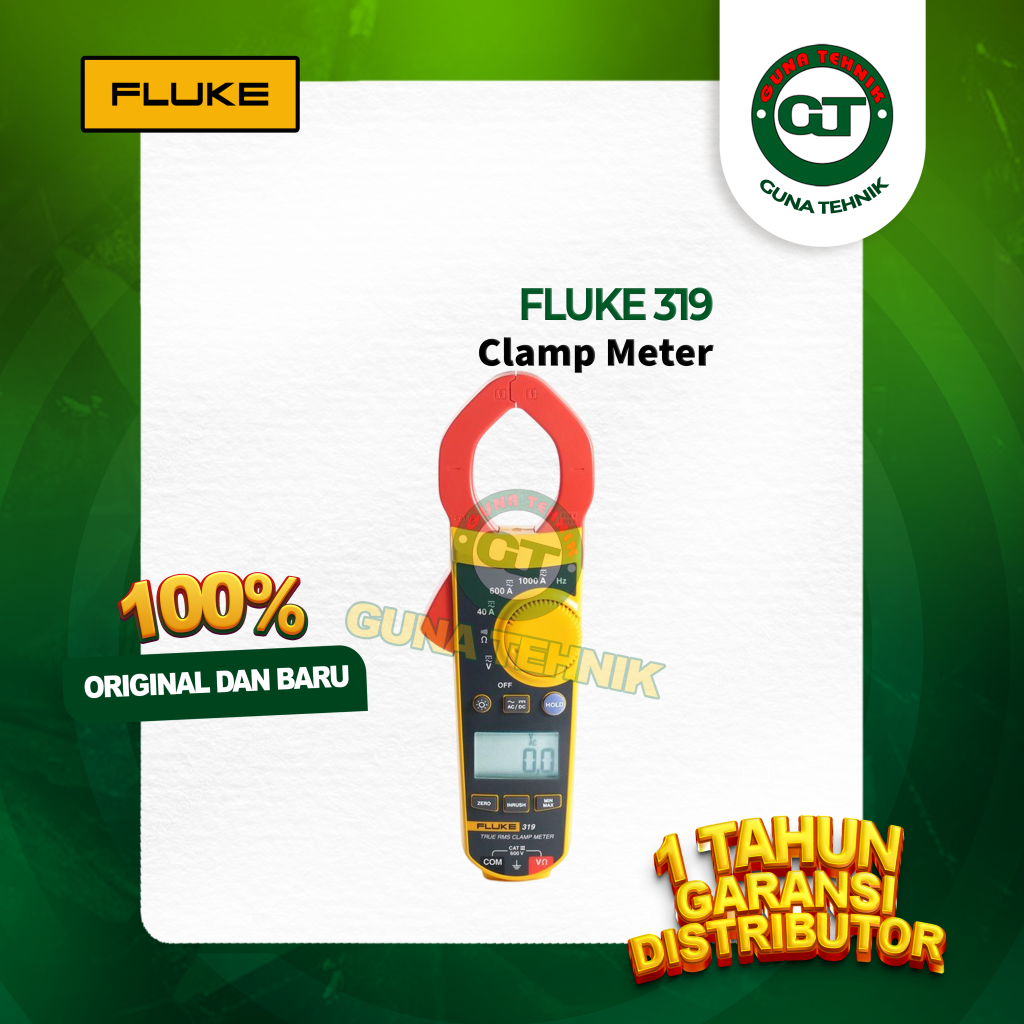 FLUKE 319 True-RMS AC/DC Clamp Meter - Guna Tehnik
